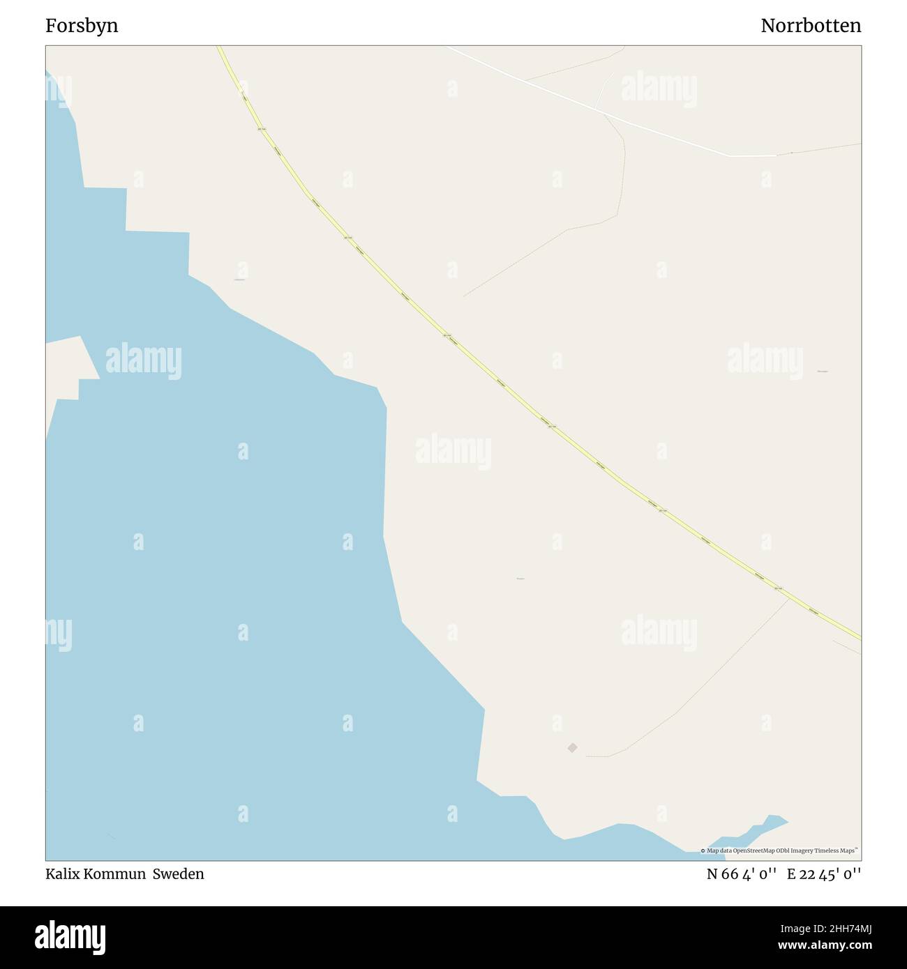 Forsbyn, Kalix Kommun, Sweden, Norrbotten, N 66 4' 0'', E 22 45' 0 ...