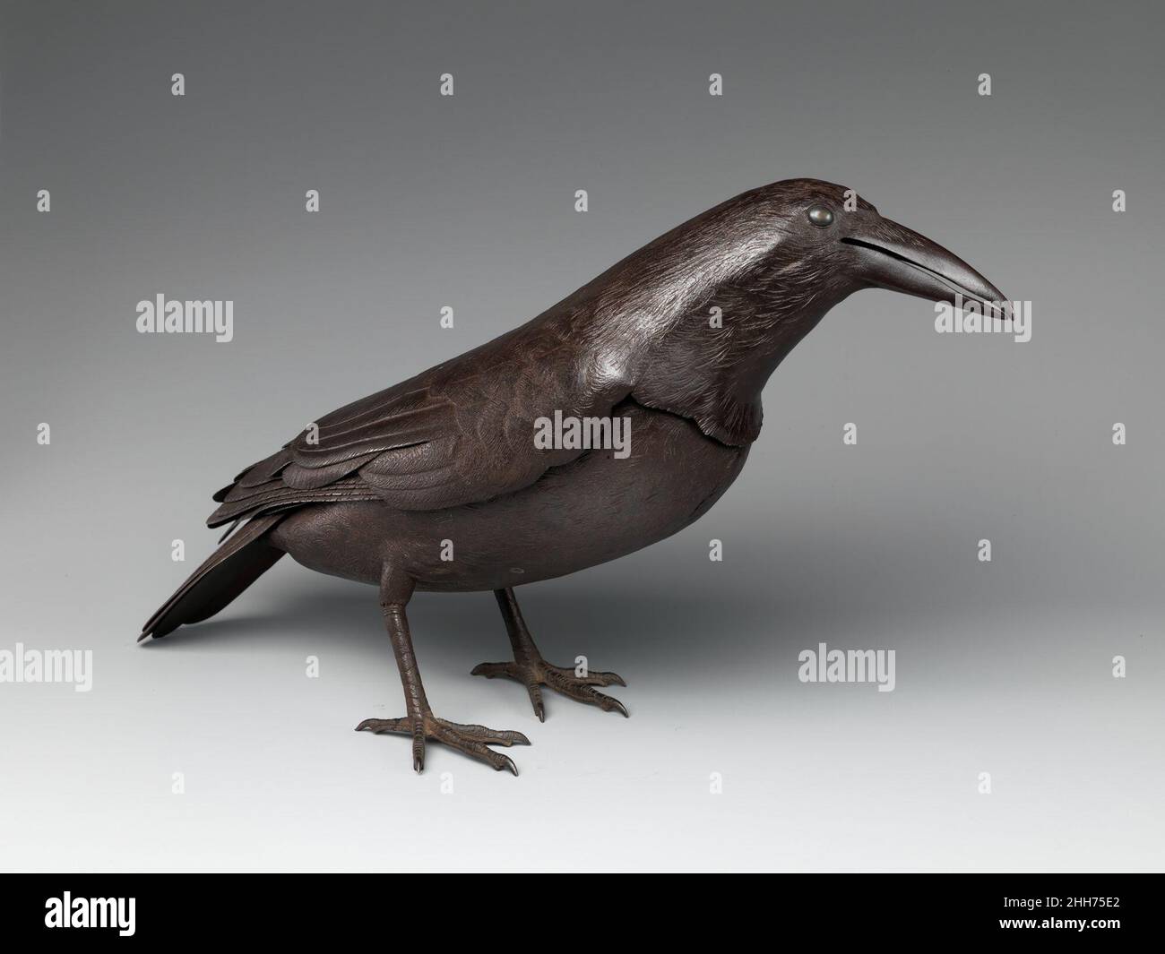 Okimono in the Form of a Raven early 18th century My?chin Munesuke ...
