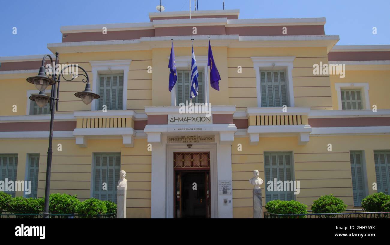 Mesologgi town hall hi-res stock photography and images - Alamy