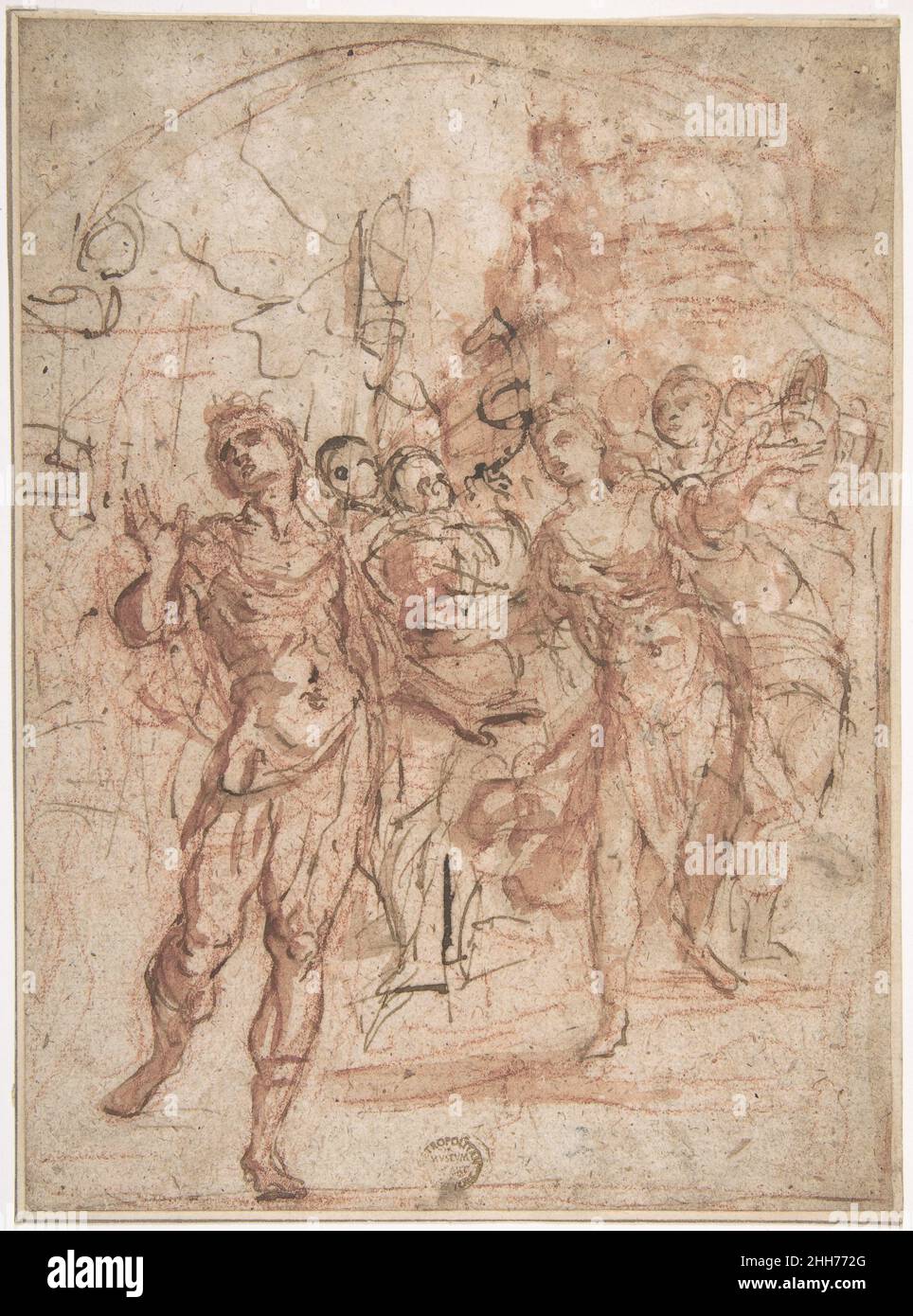 Scene of Celebration with Dancing and Music-Making (Jephtha and his ...