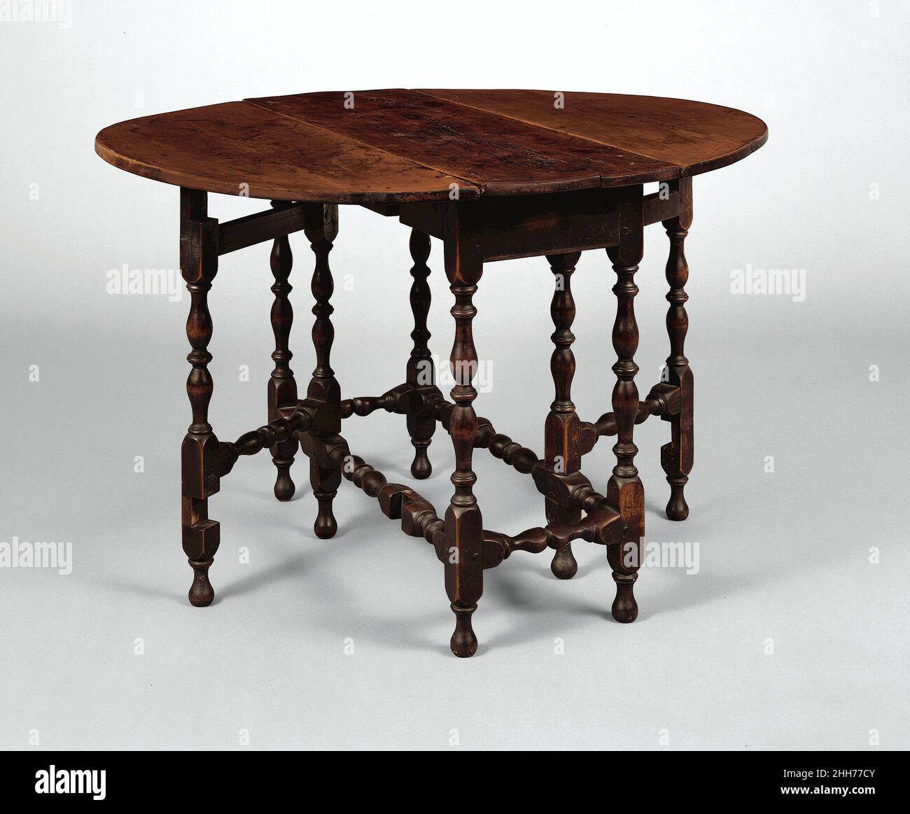 Oval table with falling leaves 1715–40 American This oval table with ...