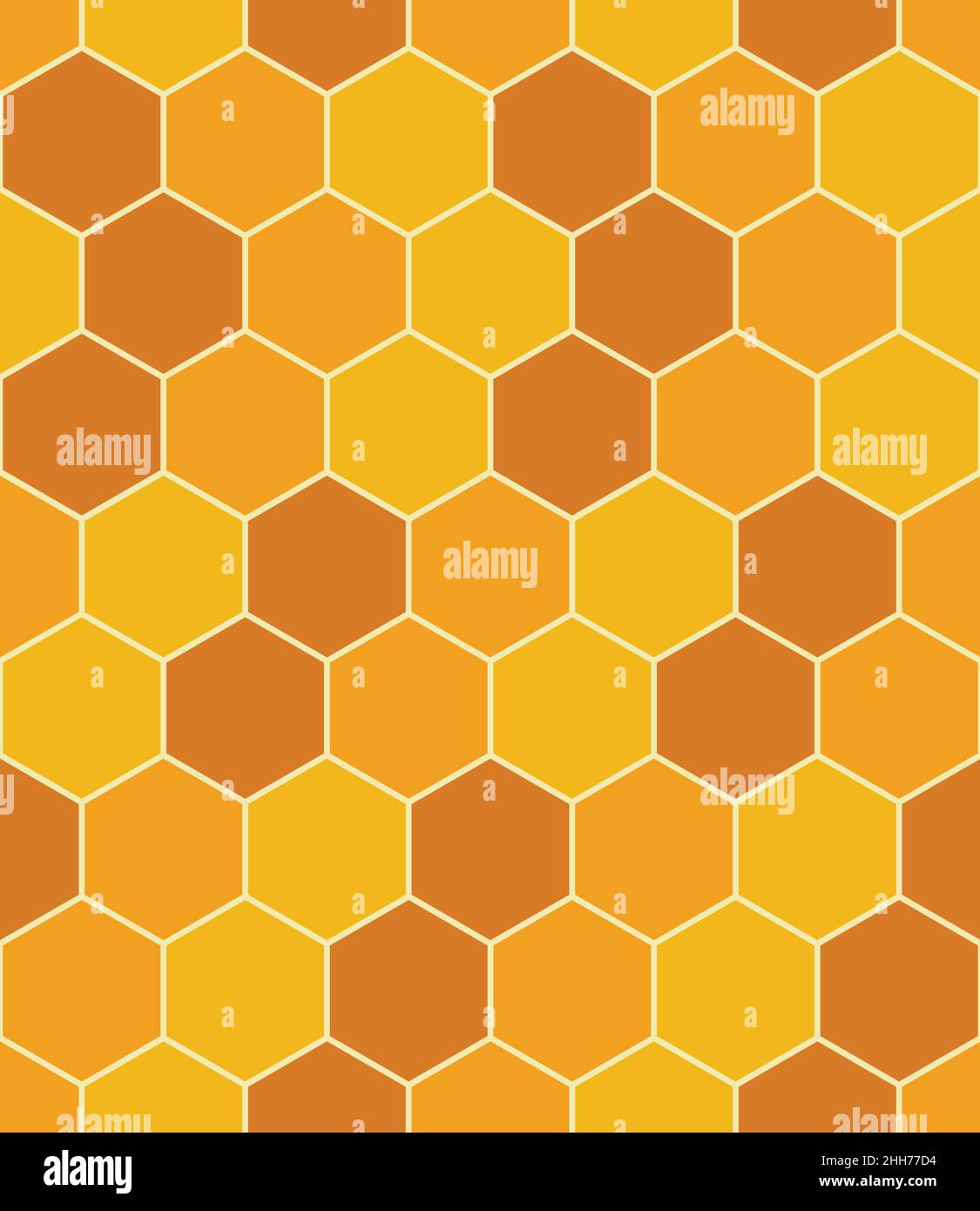 Honeycomb isometric seamless pattern. High quality vector illustration ...