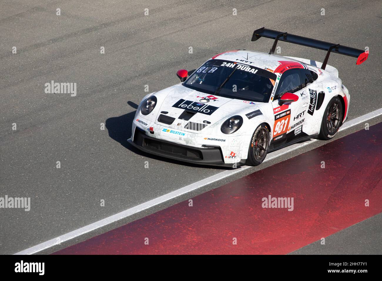 24h endurance car race on a tarmac track during a 24h race Stock Photo ...