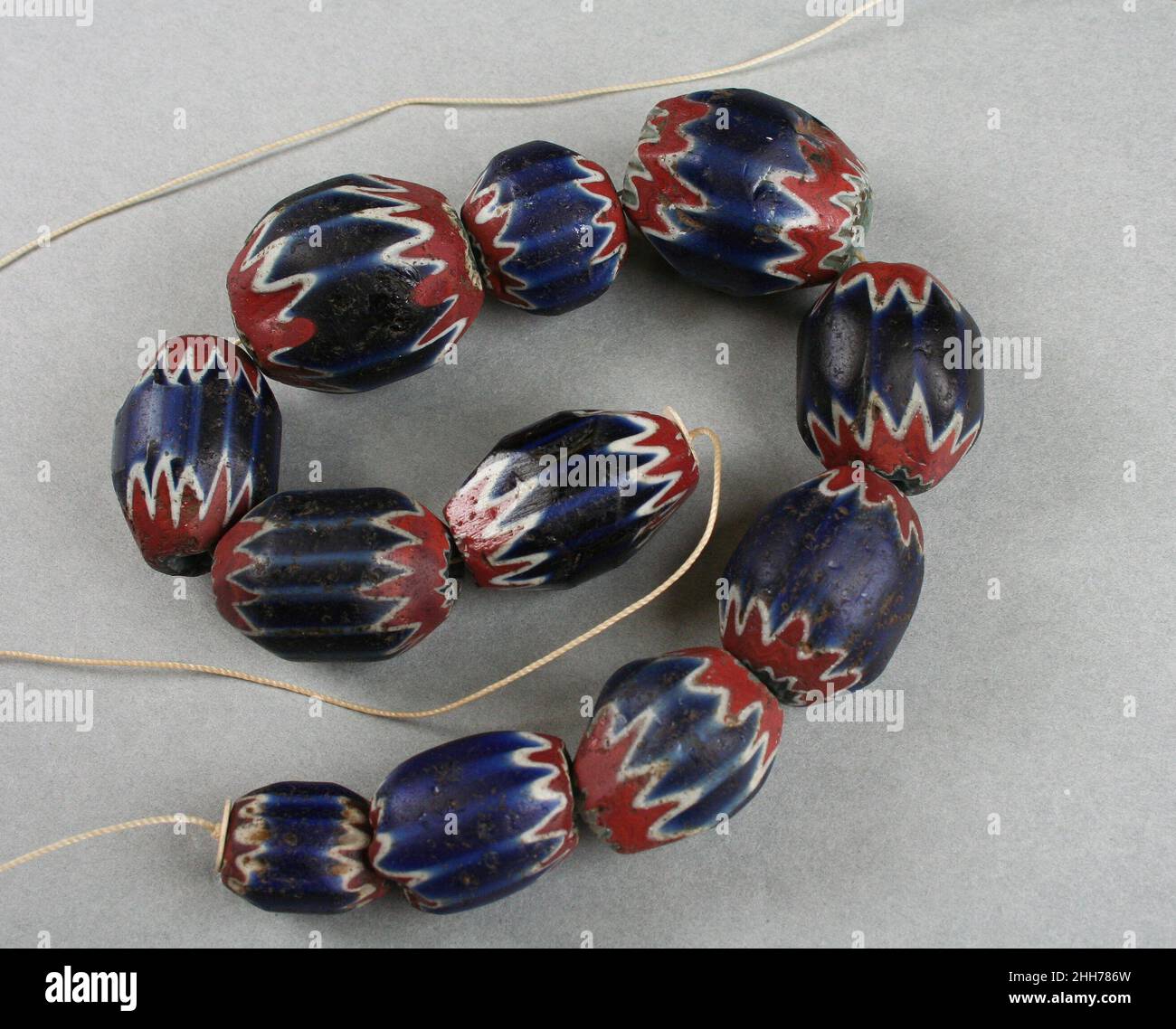 Chevron Beads 18th century or later African, made in Europe. Chevron ...