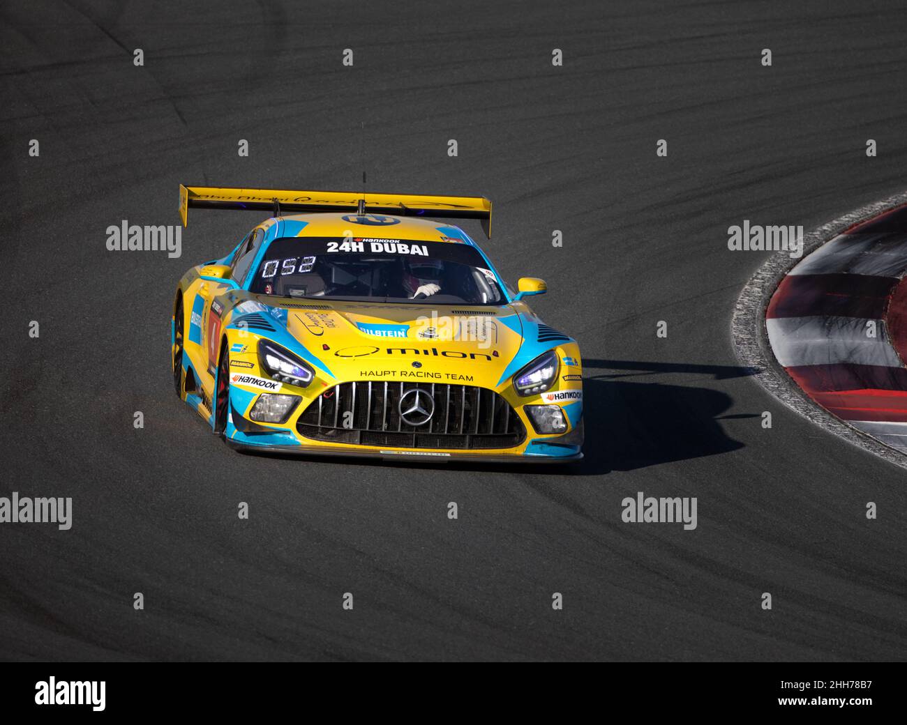 24h endurance car race on a tarmac track during a 24h race Stock Photo ...