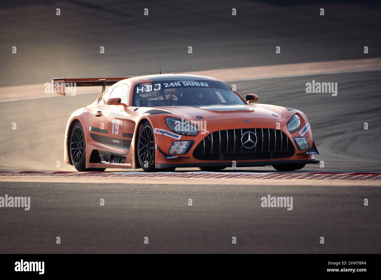24h endurance car race on a tarmac track during a 24h race Stock Photo ...