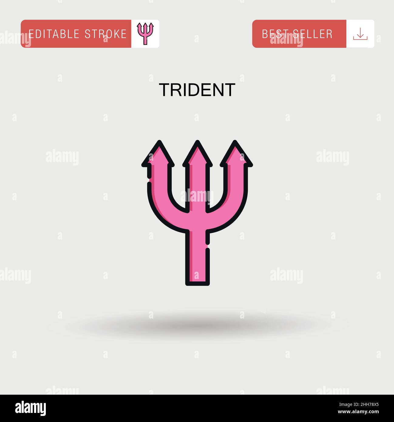 Trident symbol hi-res stock photography and images - Alamy
