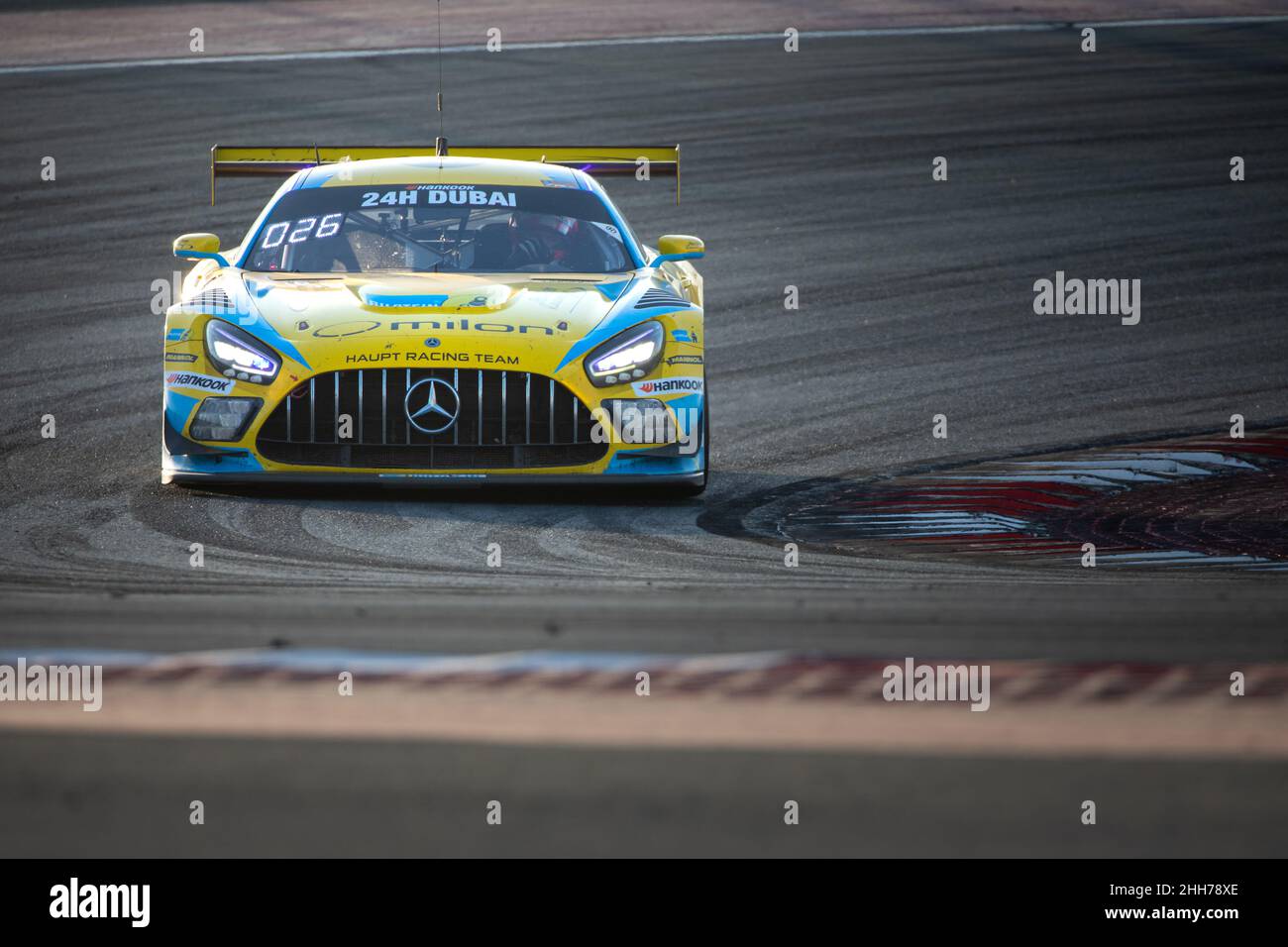 24h endurance car race on a tarmac track during a 24h race Stock Photo ...