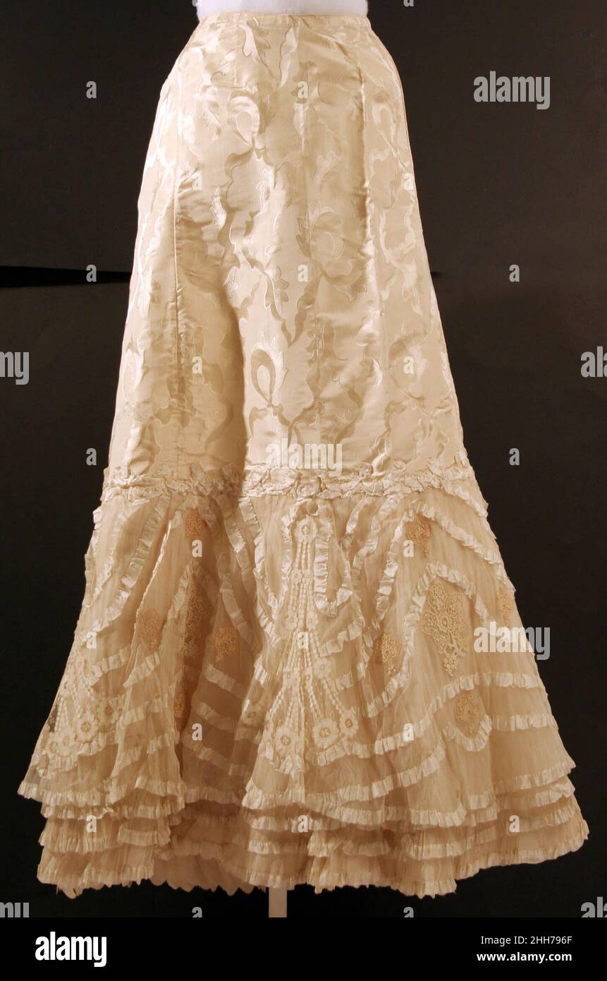 Petticoat ca. 1900 French. Petticoat 86353 Stock Photo - Alamy