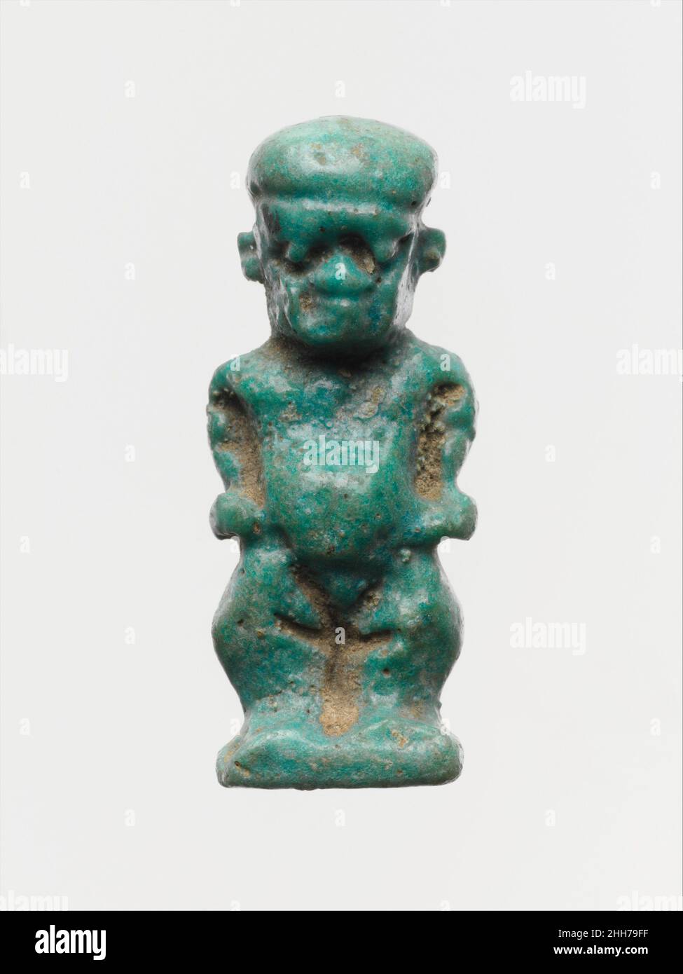 Faience amulet in the form of the dwarf god Pataikos ca. 1090–900 B.C ...