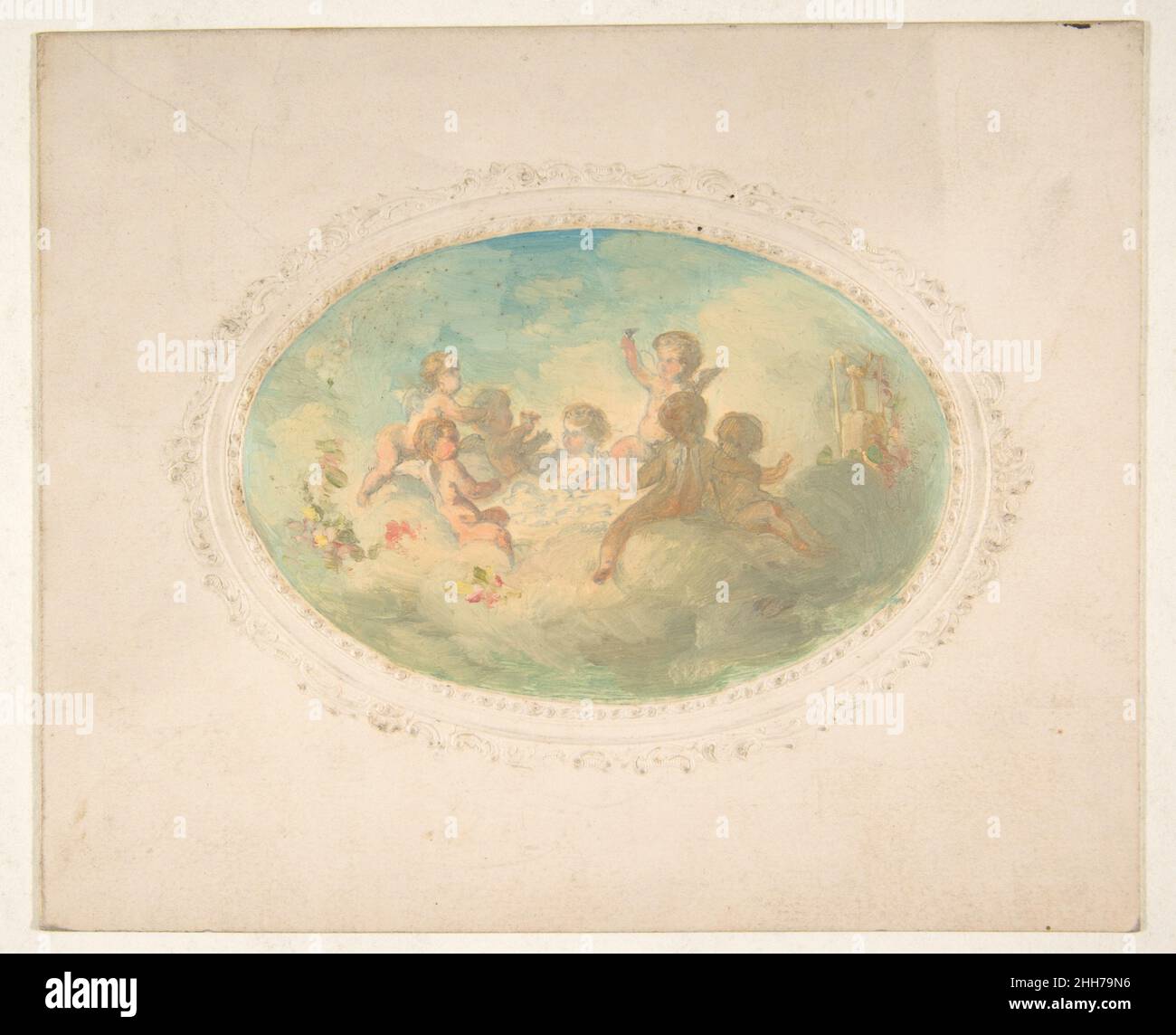 Winged putti hi-res stock photography and images - Alamy