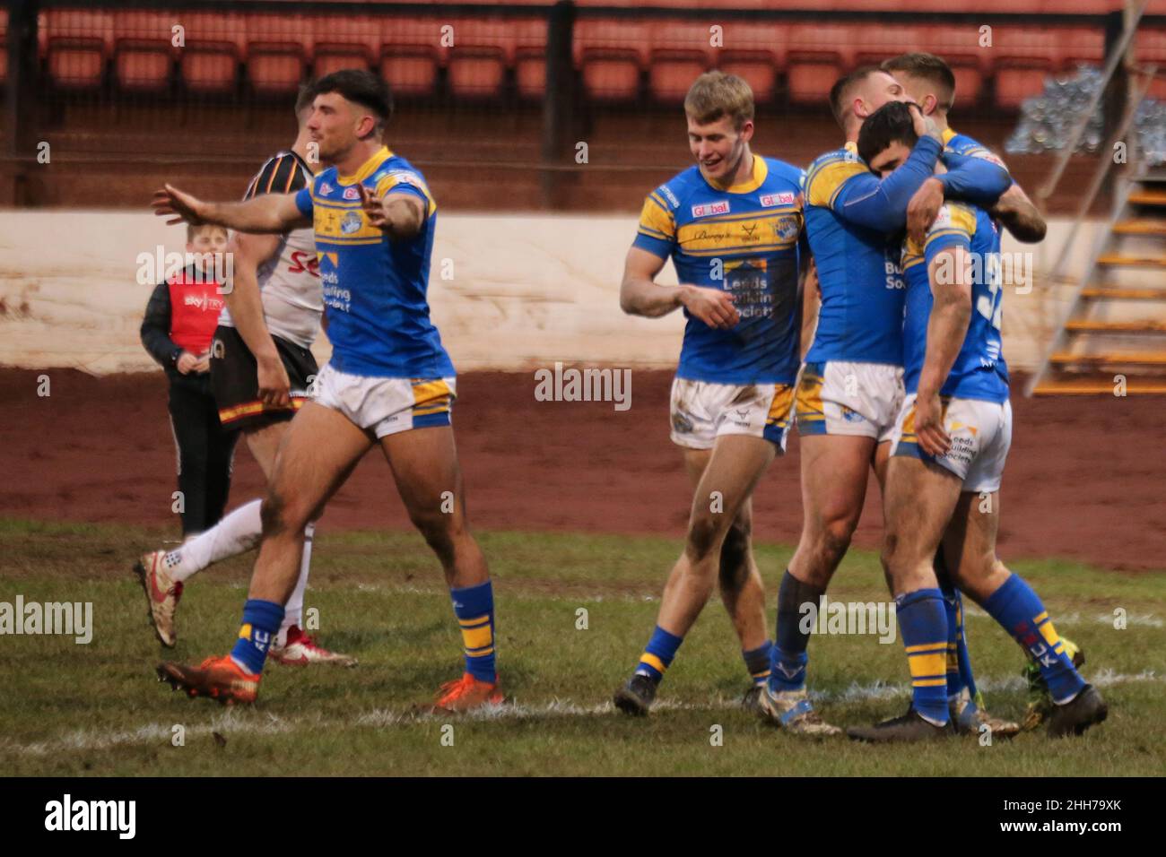 Bradford, UK. 23rd Jan, 2022. Odsal Stadium, Bradford, West Yorkshire ...