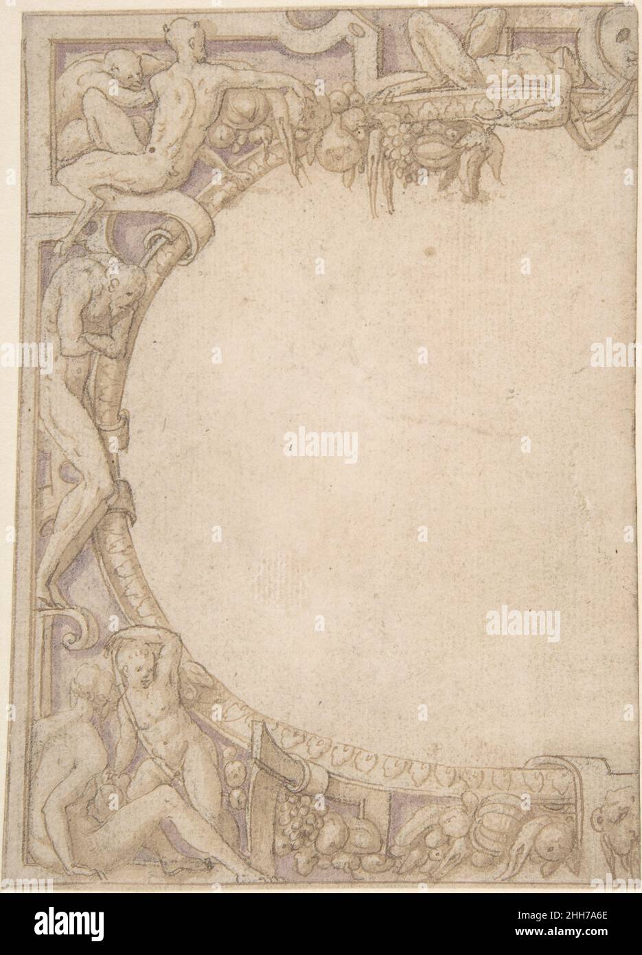 Design for One Half of an Ornamental Border ca. 1540–60 Anonymous ...