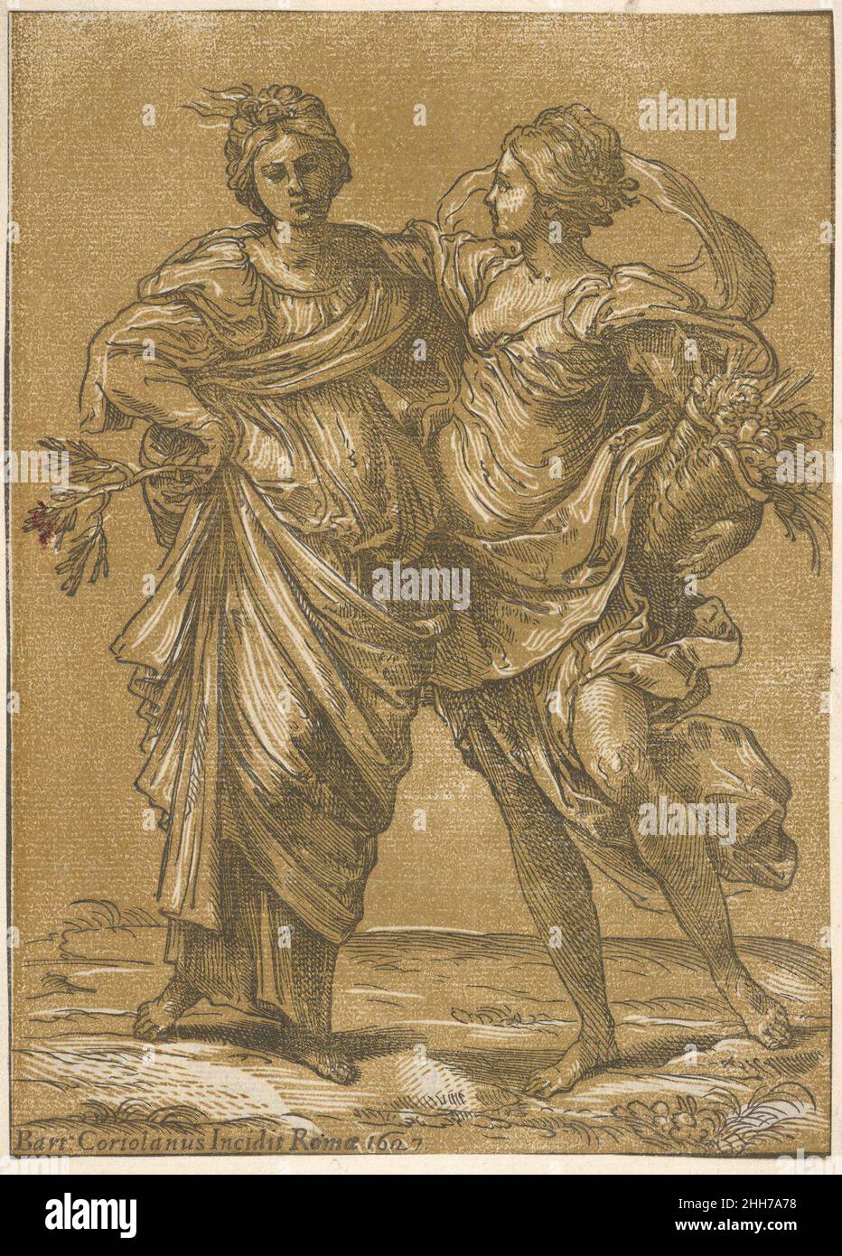 Two women representing the alliance of Peace and Abundance 1627 [1642 ...