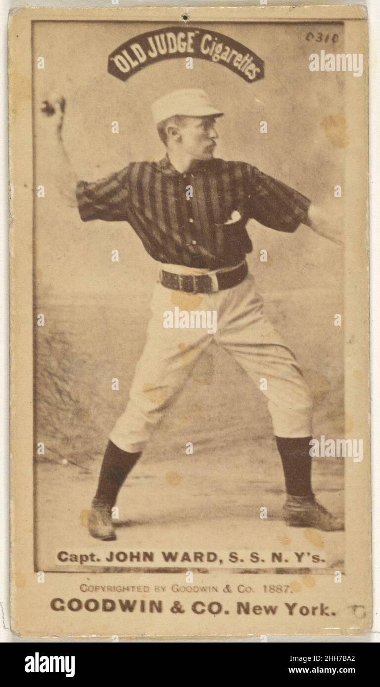 John Montgomery Ward, Captain and Shortstop, New York, from the Old ...