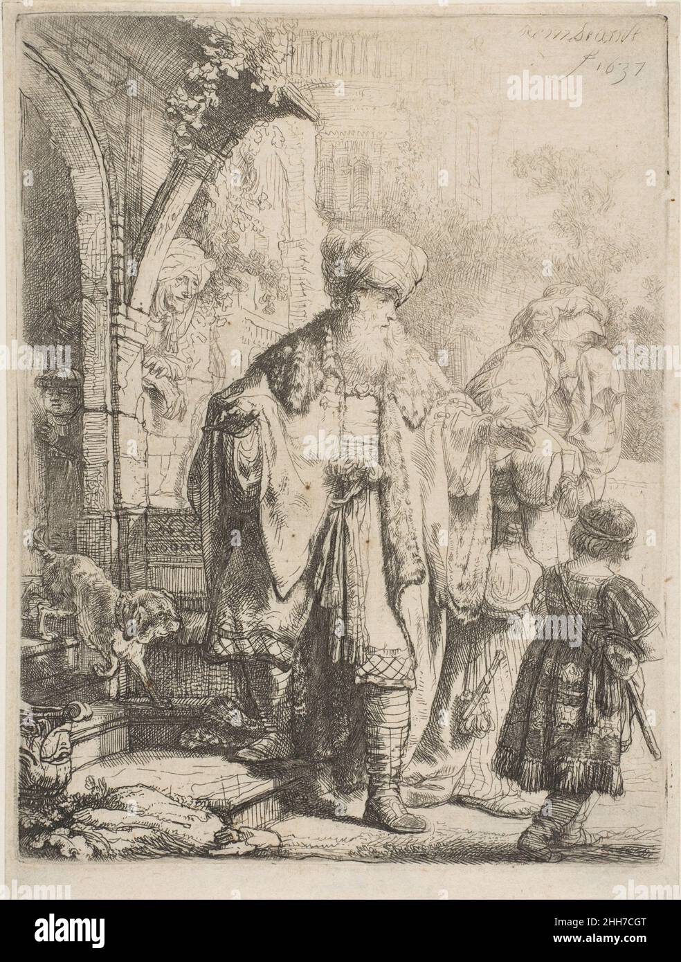 Abraham Casting out Hagar and Ishmael 1637 Rembrandt (Rembrandt van ... Abraham Casting out Hagar and Ishmael 1637 Rembrandt (Rembrandt van ...