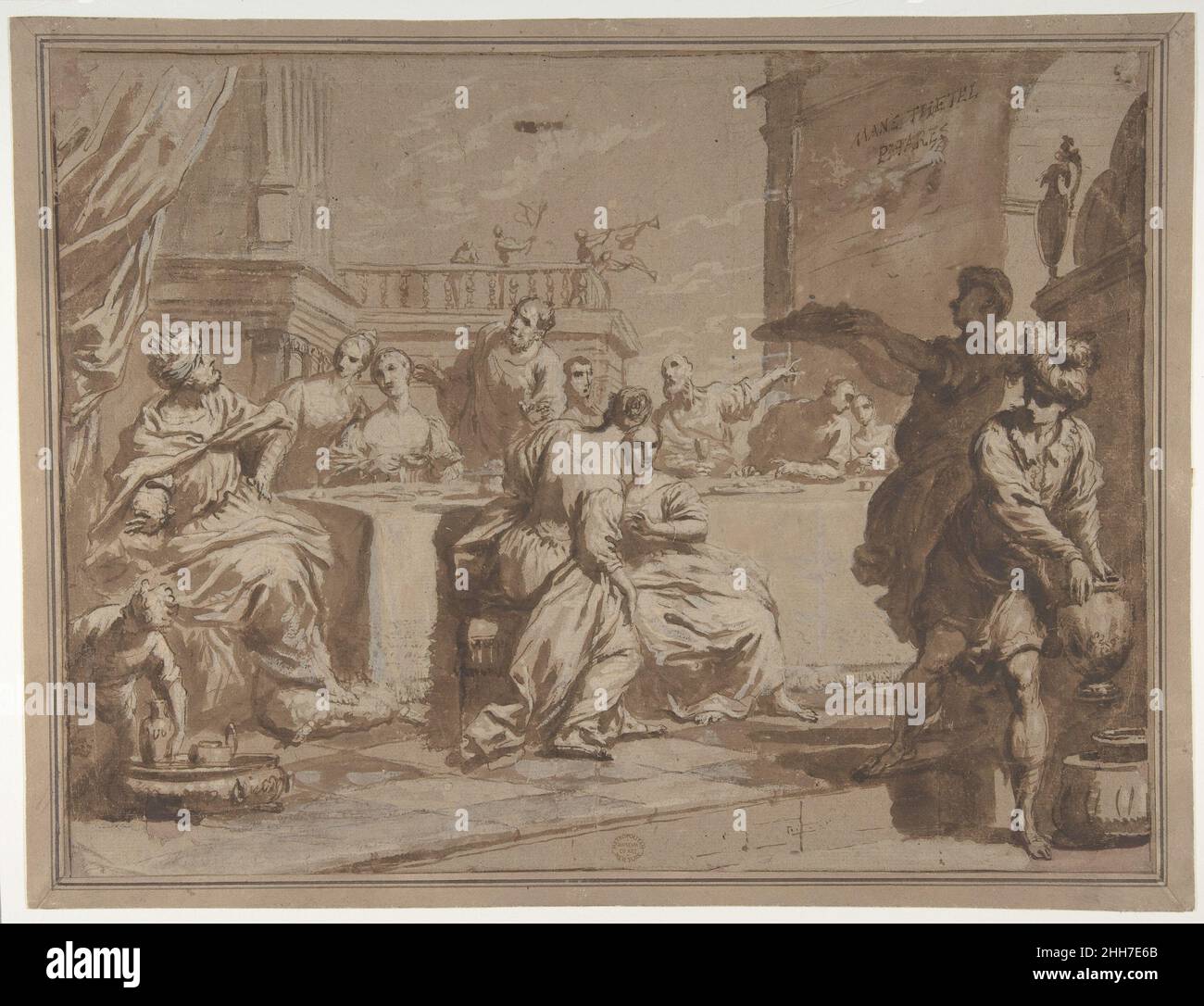 The Feast of Belshazzar 1697–1732 Antonio Gionima Italian The ...