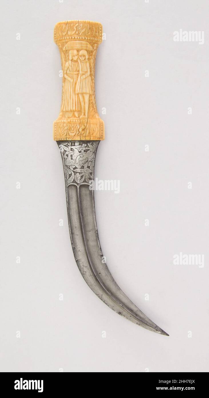 Dagger (Jambiya) 19th century Persian, Qajar. Dagger (Jambiya). Persian ...