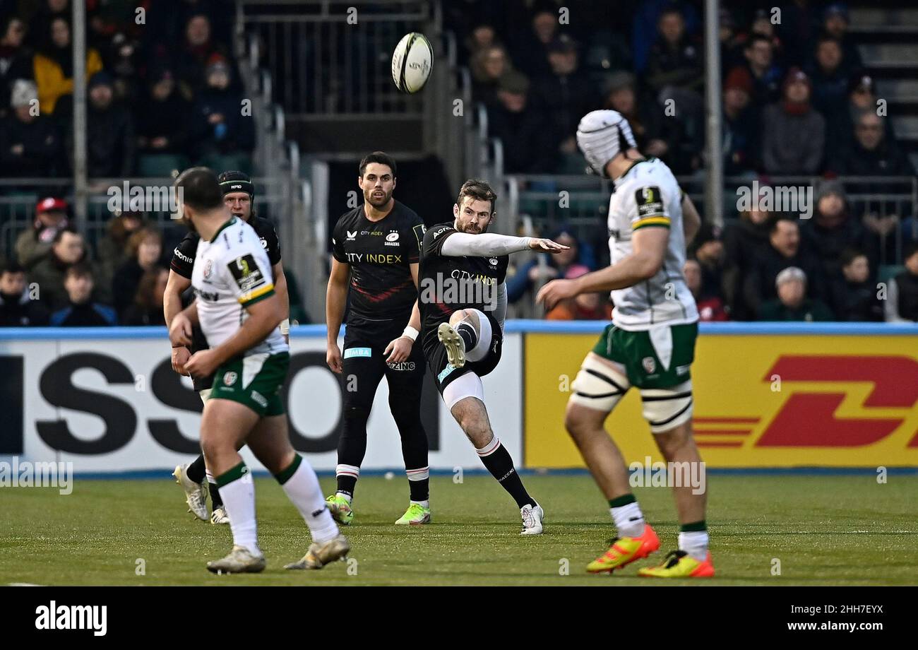 Barnet, United Kingdom. 23rd Jan, 2022. Heineken Challenge Cup ...