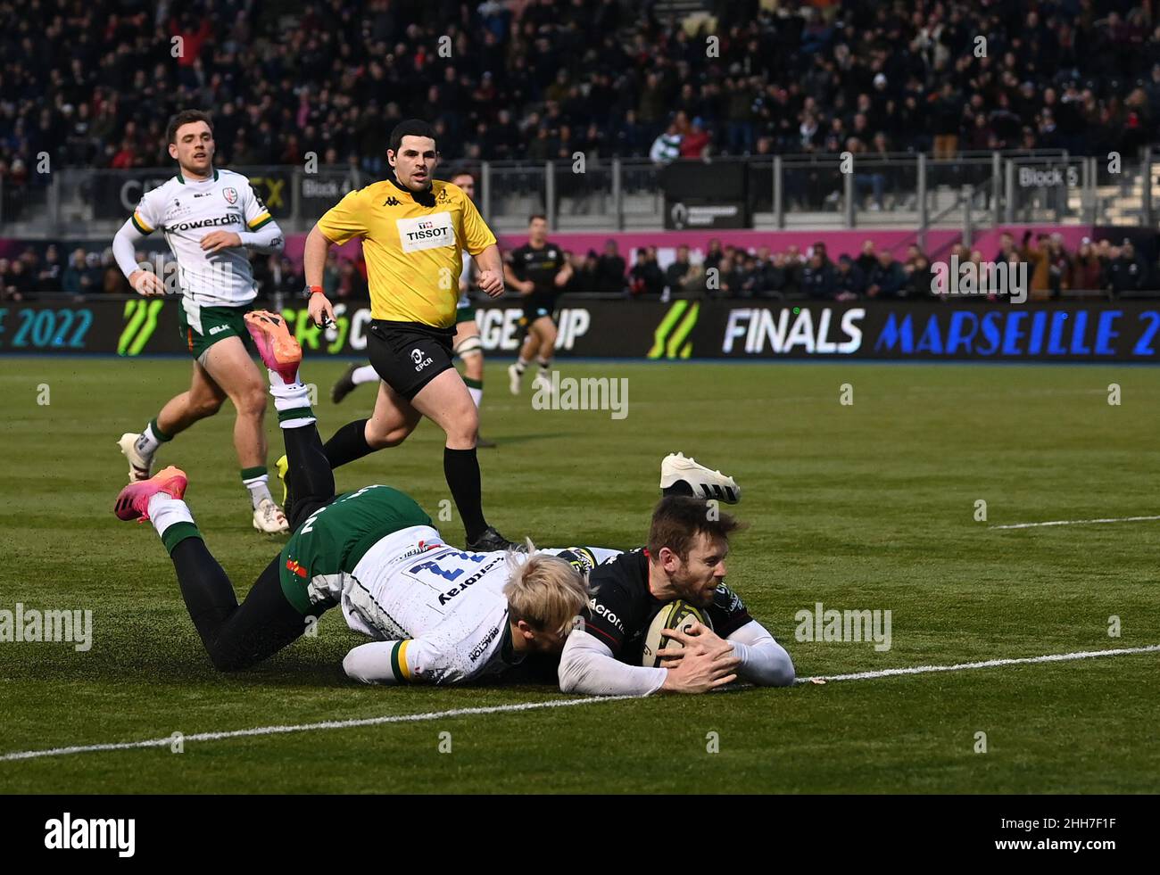 Barnet, United Kingdom. 23rd Jan, 2022. Heineken Challenge Cup ...
