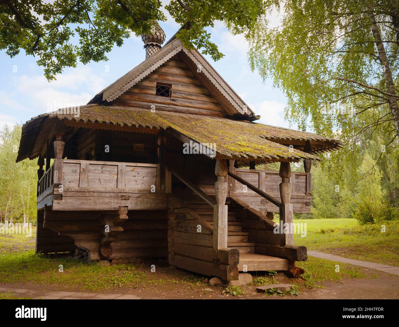 summer travel to Russia, Torzhok city. Architectural and Ethnographic ...