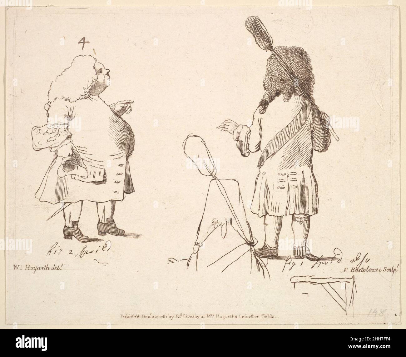 Caricatures of Lord Melcombe and Lord Winchelsea December 22, 1781 ...