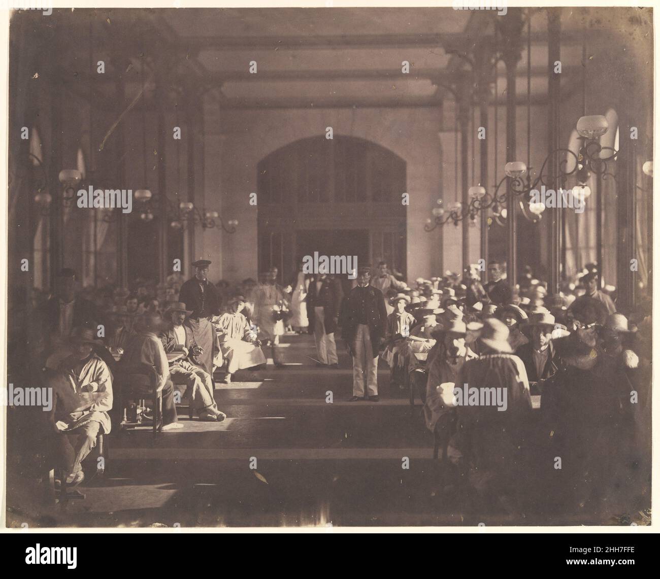 The Refectory of the Imperial Asylum at Vincennes 1858–59 Charles Nègre ...