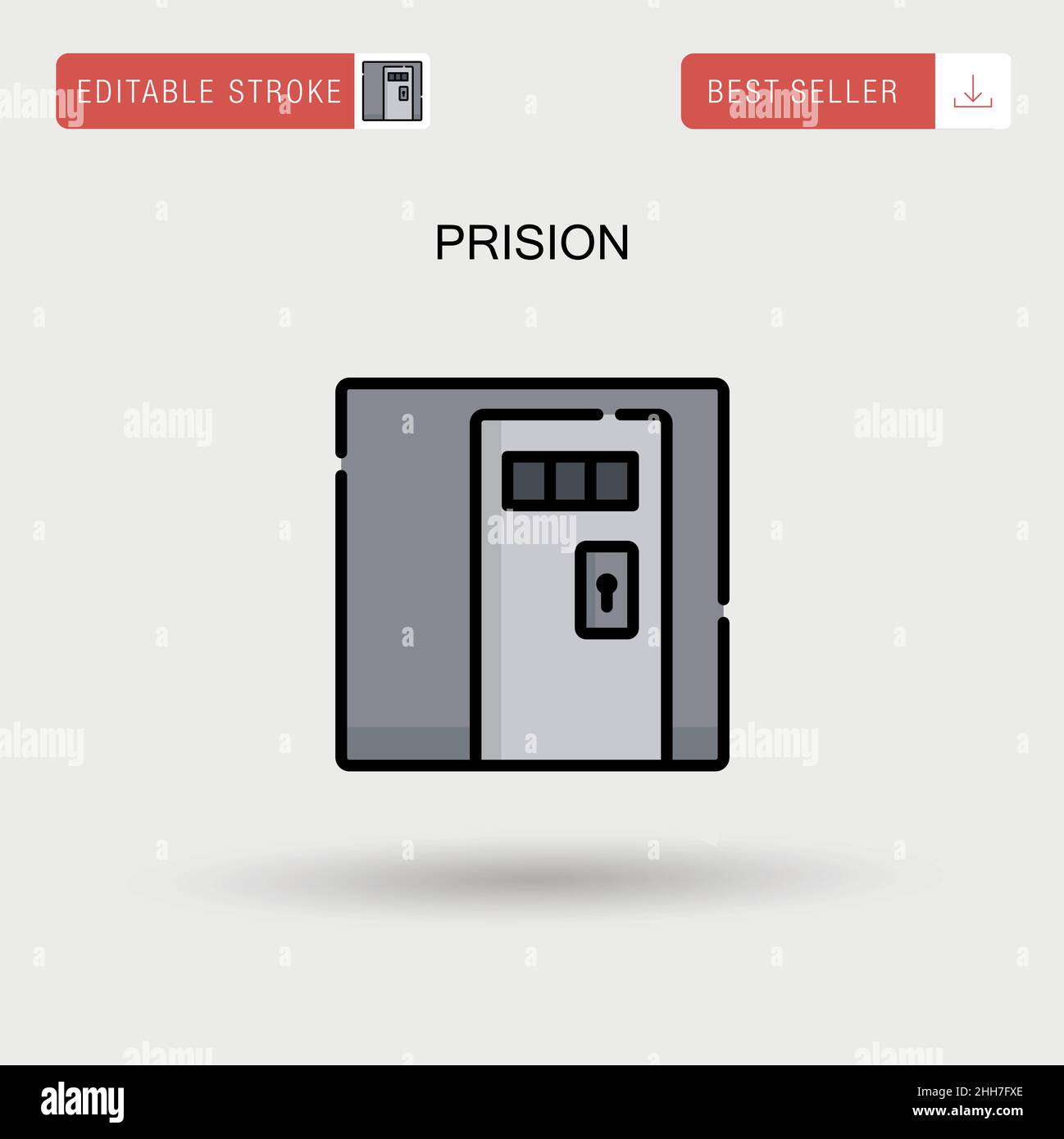 The Prisioner Stock Vector Images - Alamy