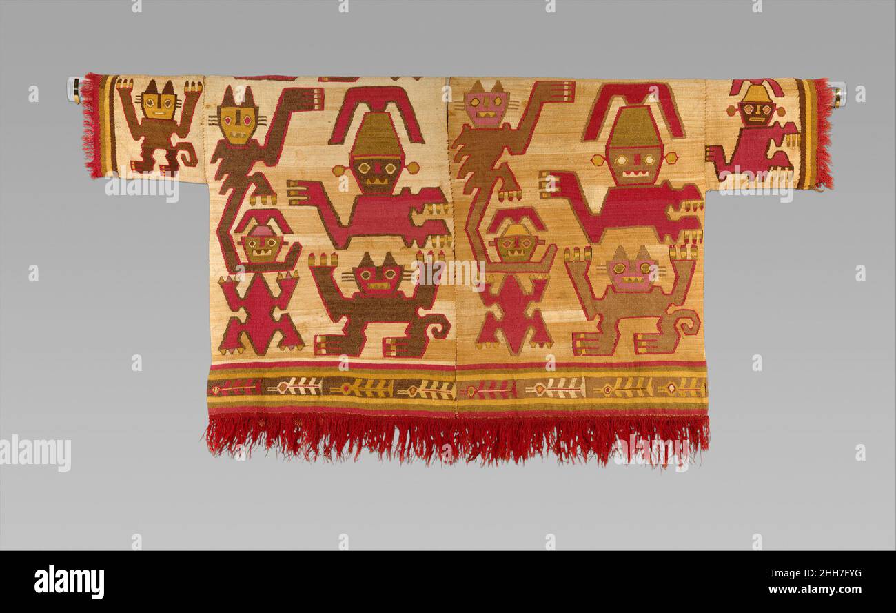 Shirt 1450–1550 Chimú The production of cloth was highly developed in ...