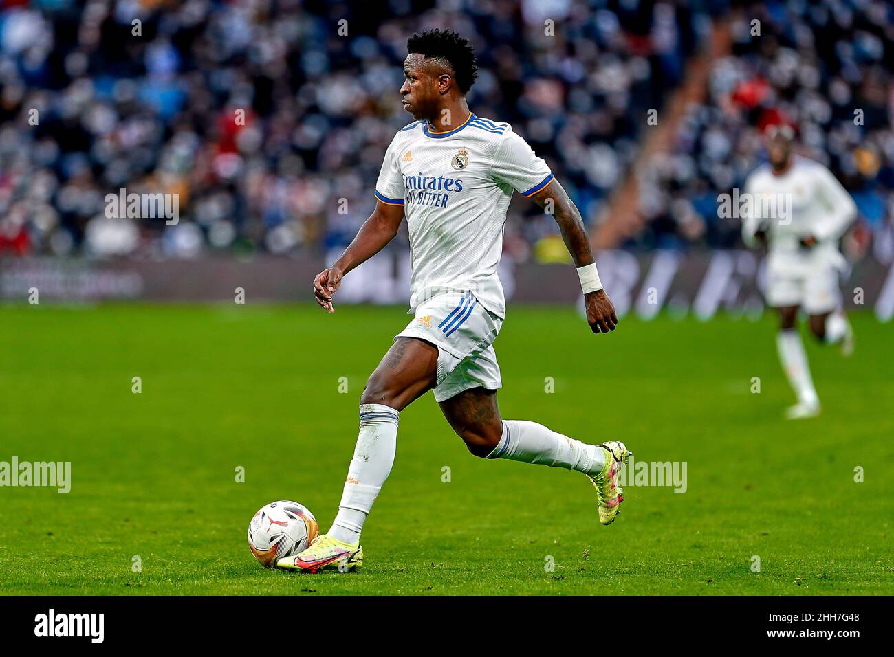 Vinicius Jr of Real Madrid during the La Liga match between Real Madrid ...