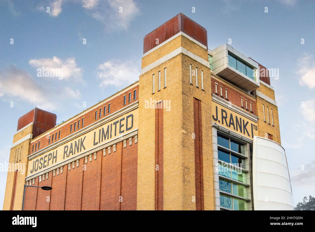 Baltic flower mills sign Joseph rank ltd made from ceramic tiles on the ...