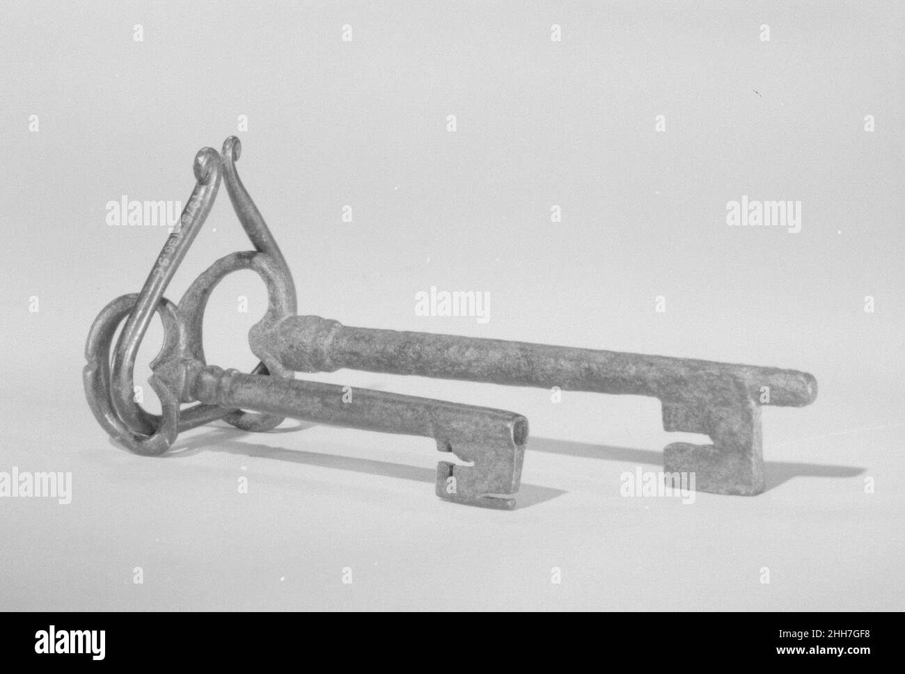 Two keys and key ring 16th–17th century probably Italian. Two keys and ...