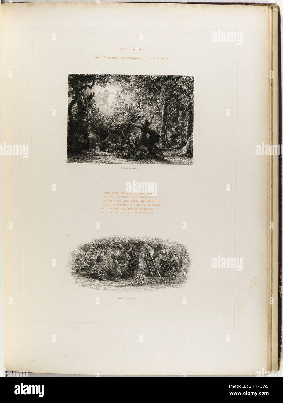 Songs of Shakespeare, Illustrated by the Etching Club 1843 William ...