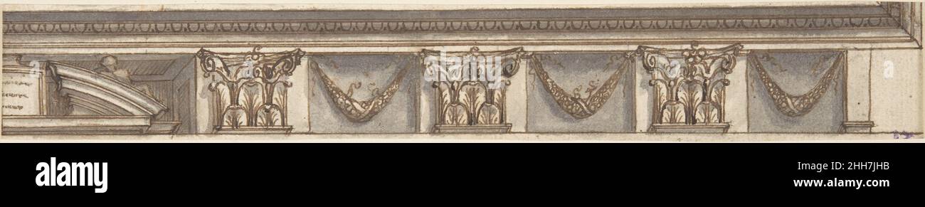 Design for a Cornice 1800–1900 Anonymous, Italian, 19th century Italian ...