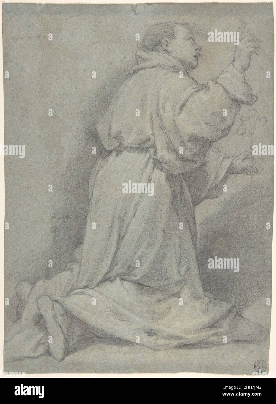 Kneeling Monk mid-16th–early 17th century Denijs Calvaert Netherlandish ...
