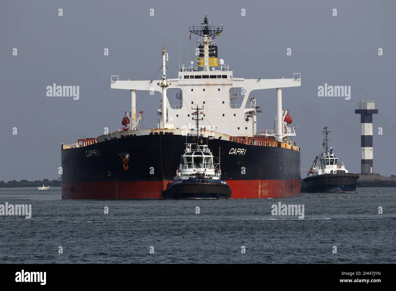 The bulk carrier Capri will reach the port of Rotterdam on September 4 ...