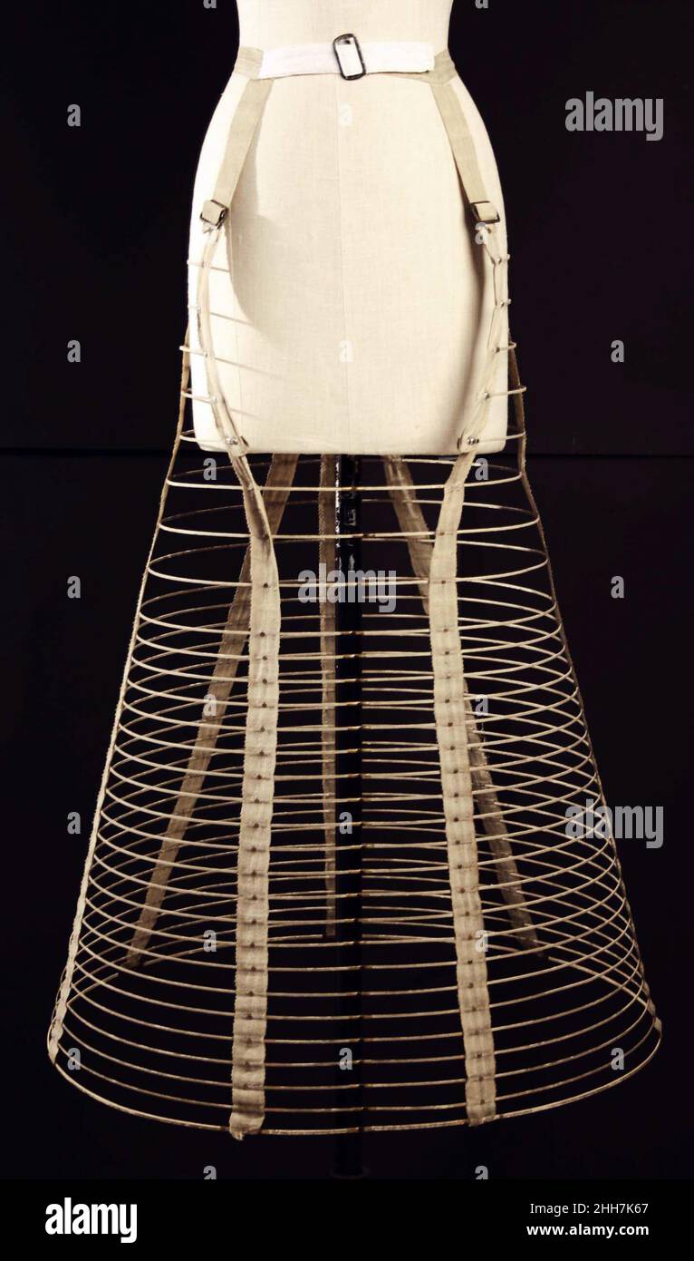 Cage crinoline mid-19th century American or European. Cage crinoline ...