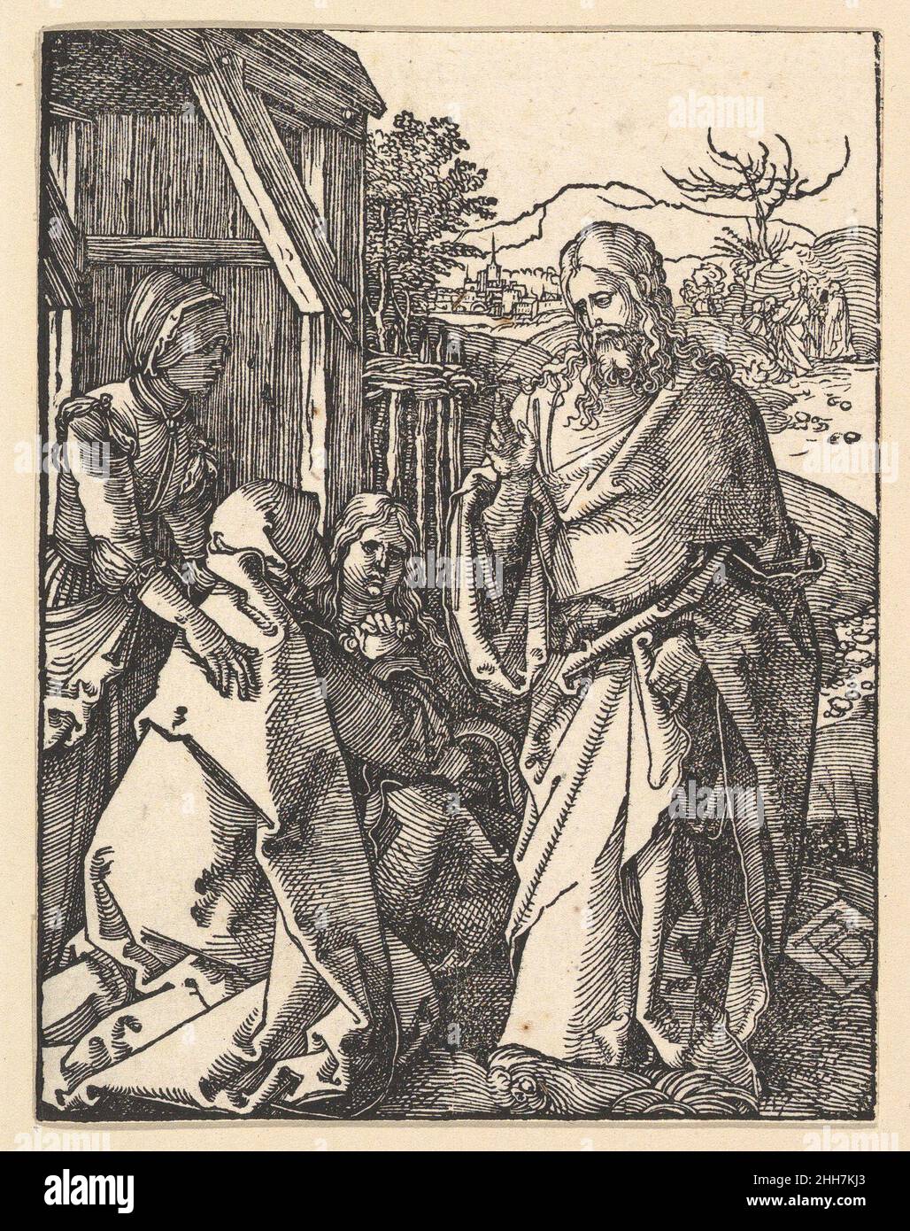 Christ Taking Leave from his Mother, from The Small Passion ca. 1508 ...