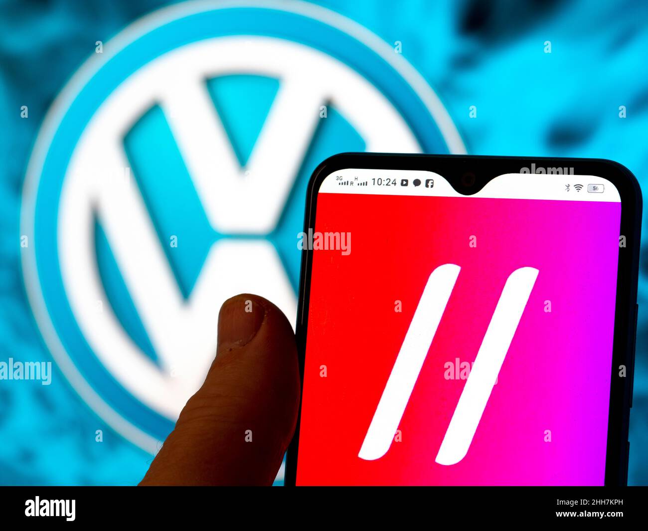 Ukraine. 23rd Jan, 2022. In this photo illustration, the Diconium GmbH logo is seen displayed on ...