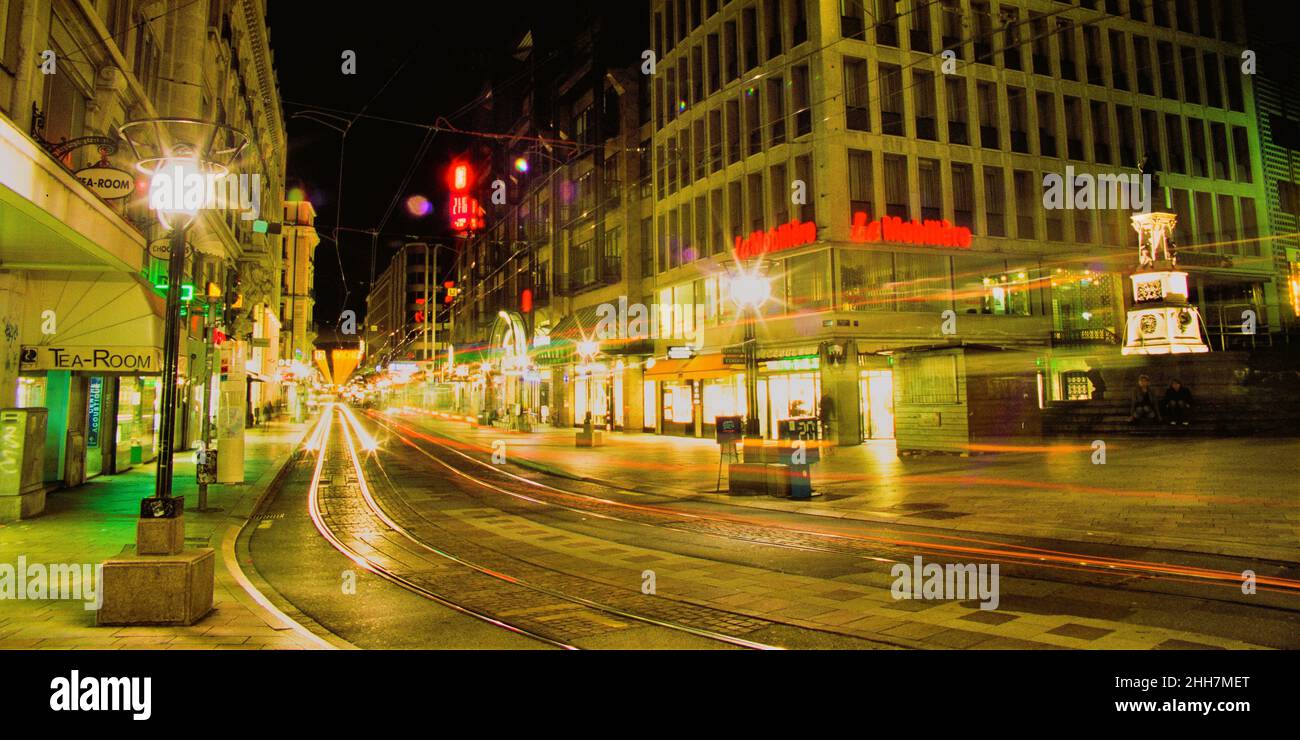 Geneva, Switzerland at night Stock Photo - Alamy