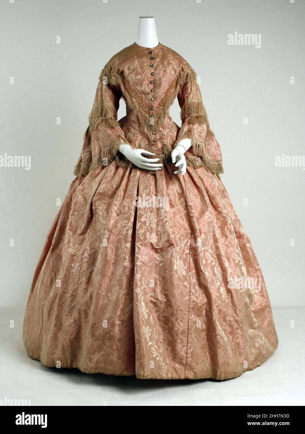 Dress ca. 1856 British. Dress 90856 Stock Photo - Alamy