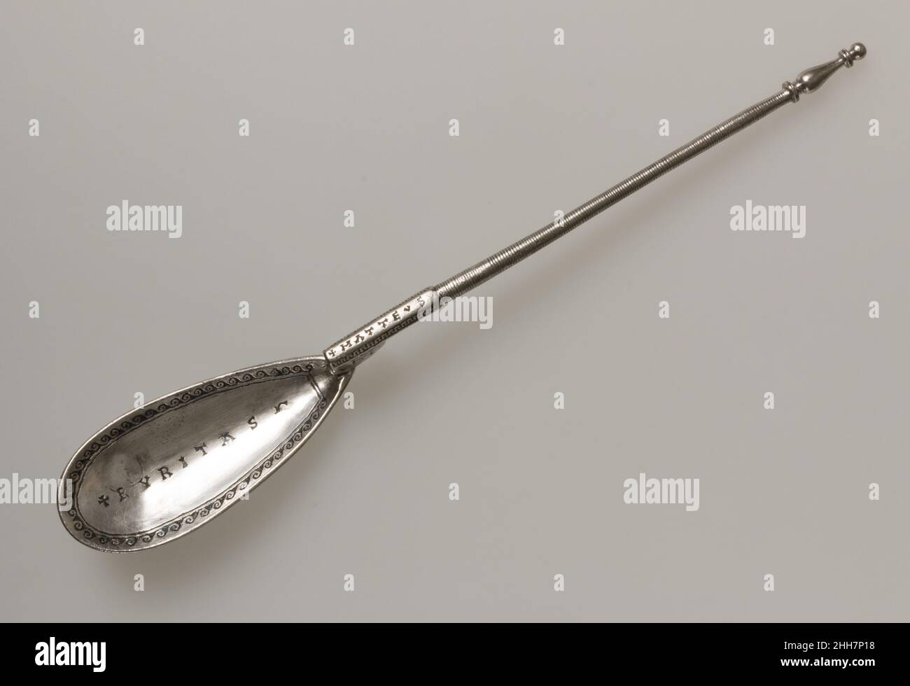 Silver Spoon mid-6th–mid-7th century Byzantine Probably once part of a ...