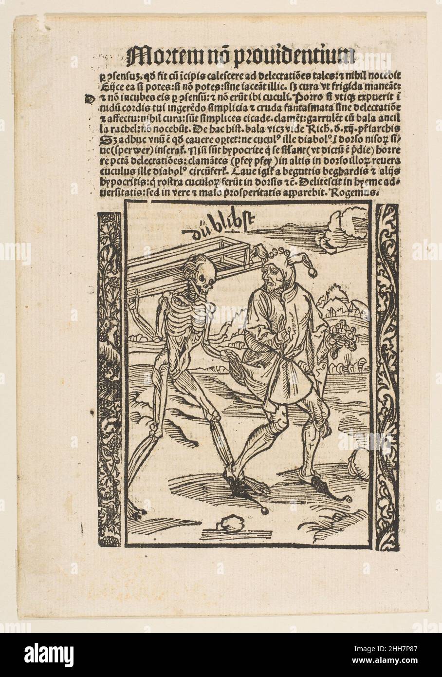 Illustration from Sebastian Brandt: Navis Stultifera, Strassburg 1497 ...