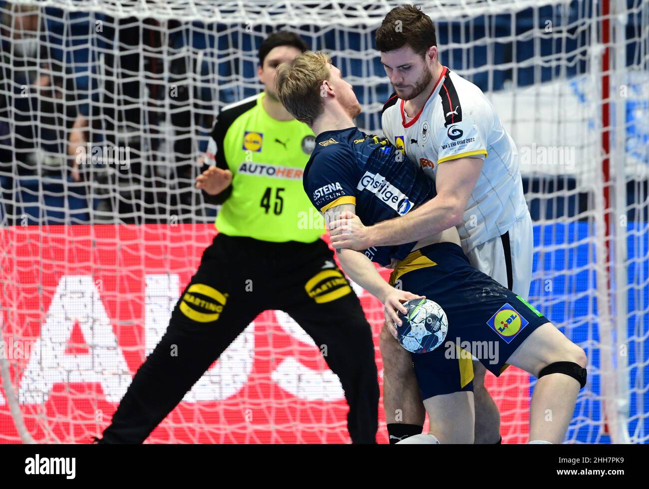 Bratislava, Slovakia. 23rd Jan, 2022. Handball, European Championship ...