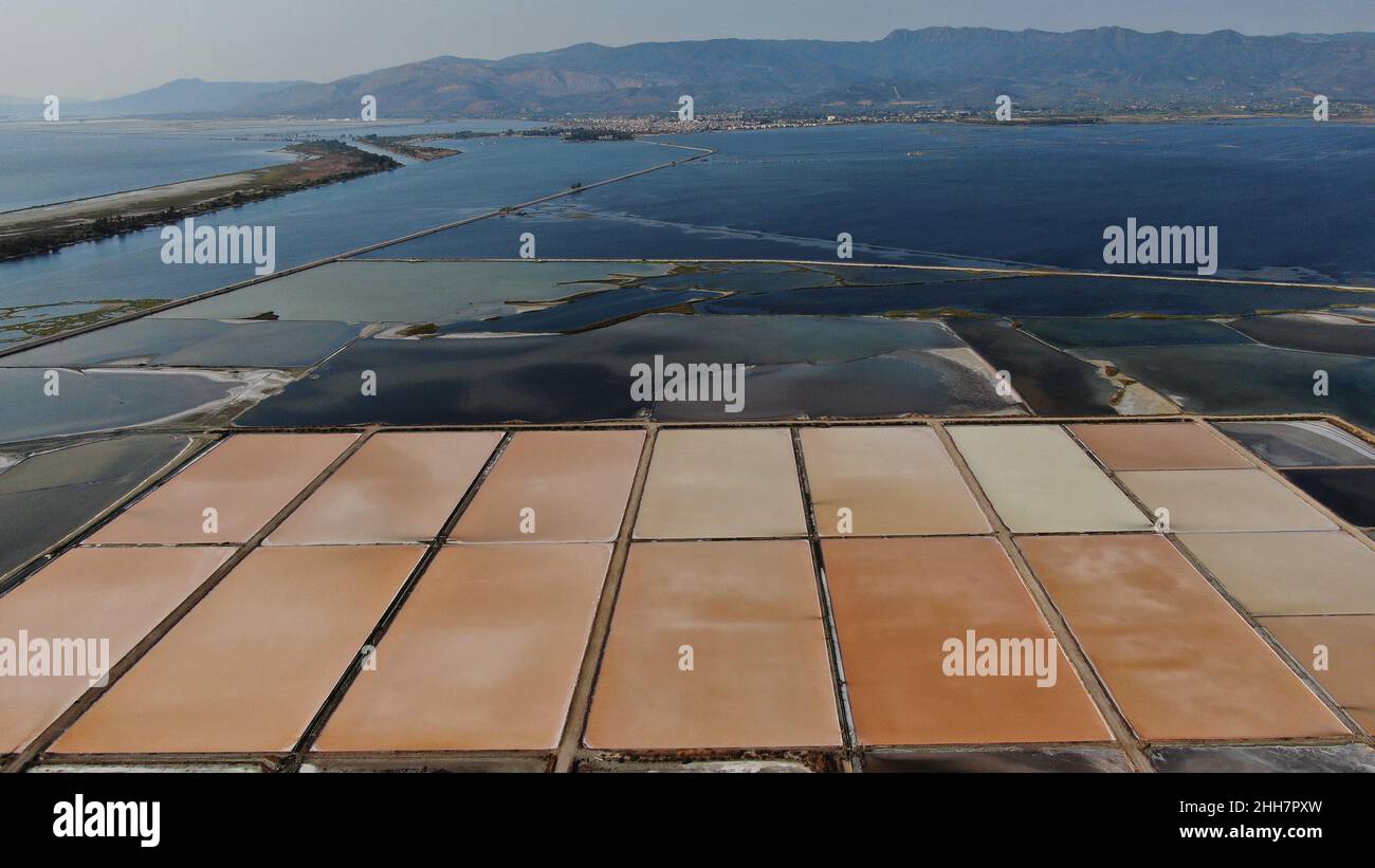 Tourlida saltworks hi-res stock photography and images - Alamy