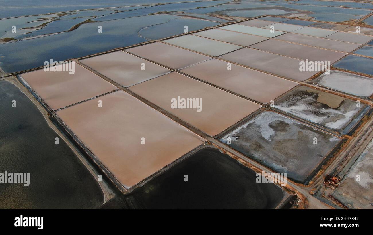 Tourlida saltworks hi-res stock photography and images - Alamy