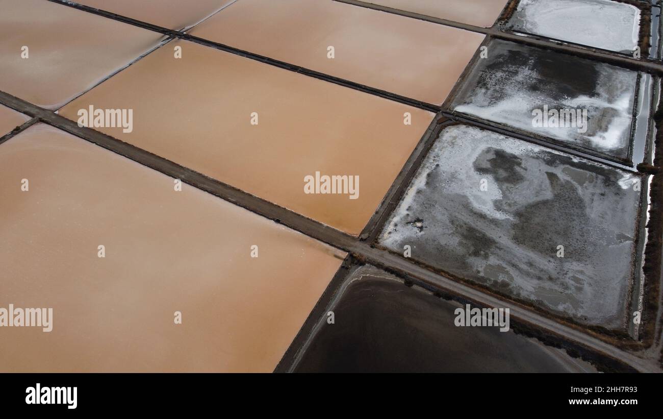 Tourlida saltworks hi-res stock photography and images - Alamy