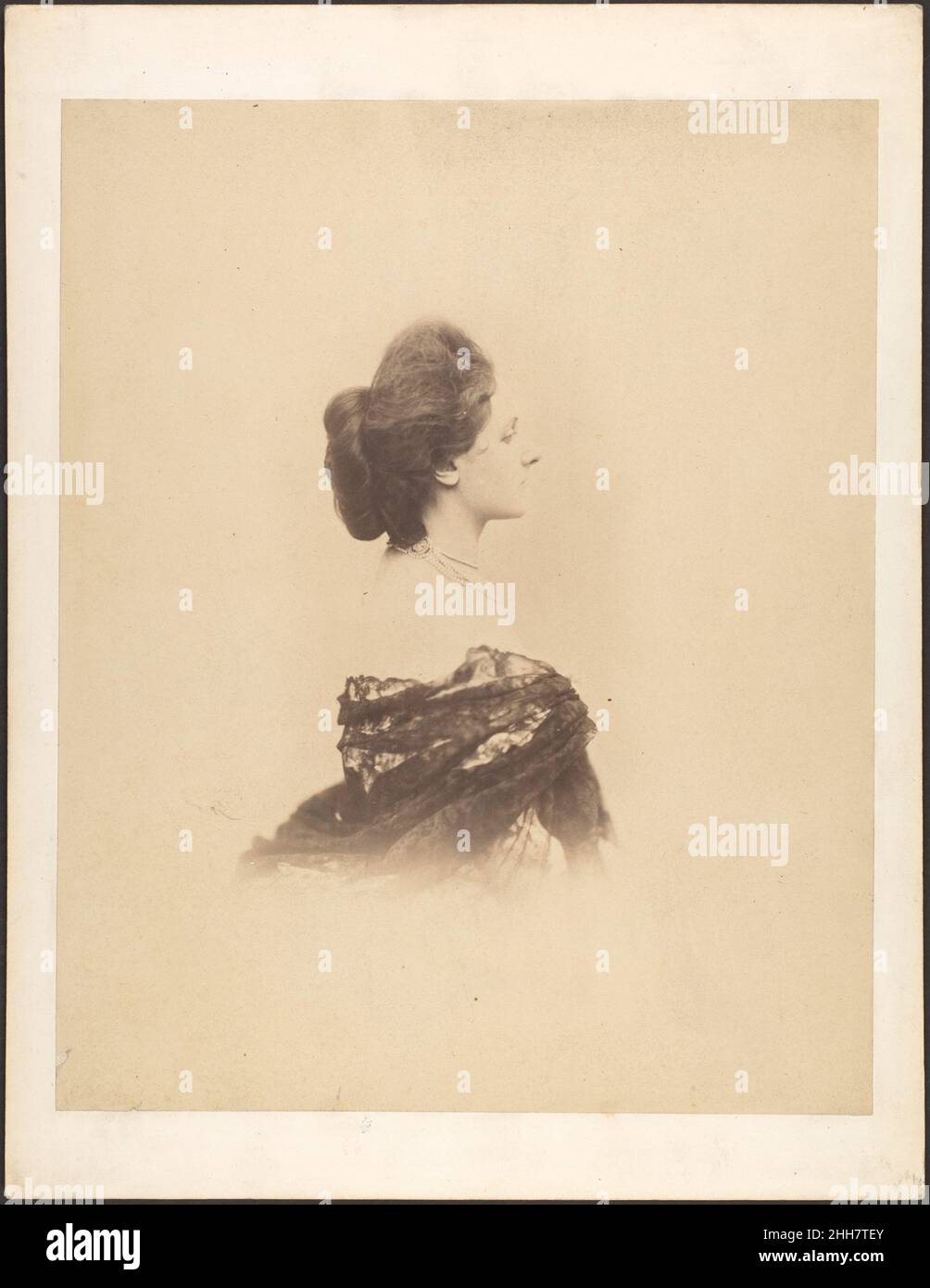 [Profile with Chignon, Large] 1859 Pierre-Louis Pierson French ...