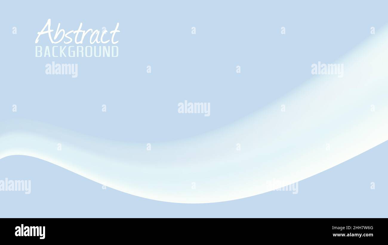 Abstract bluish background with light simple wave. Vector graphic ...