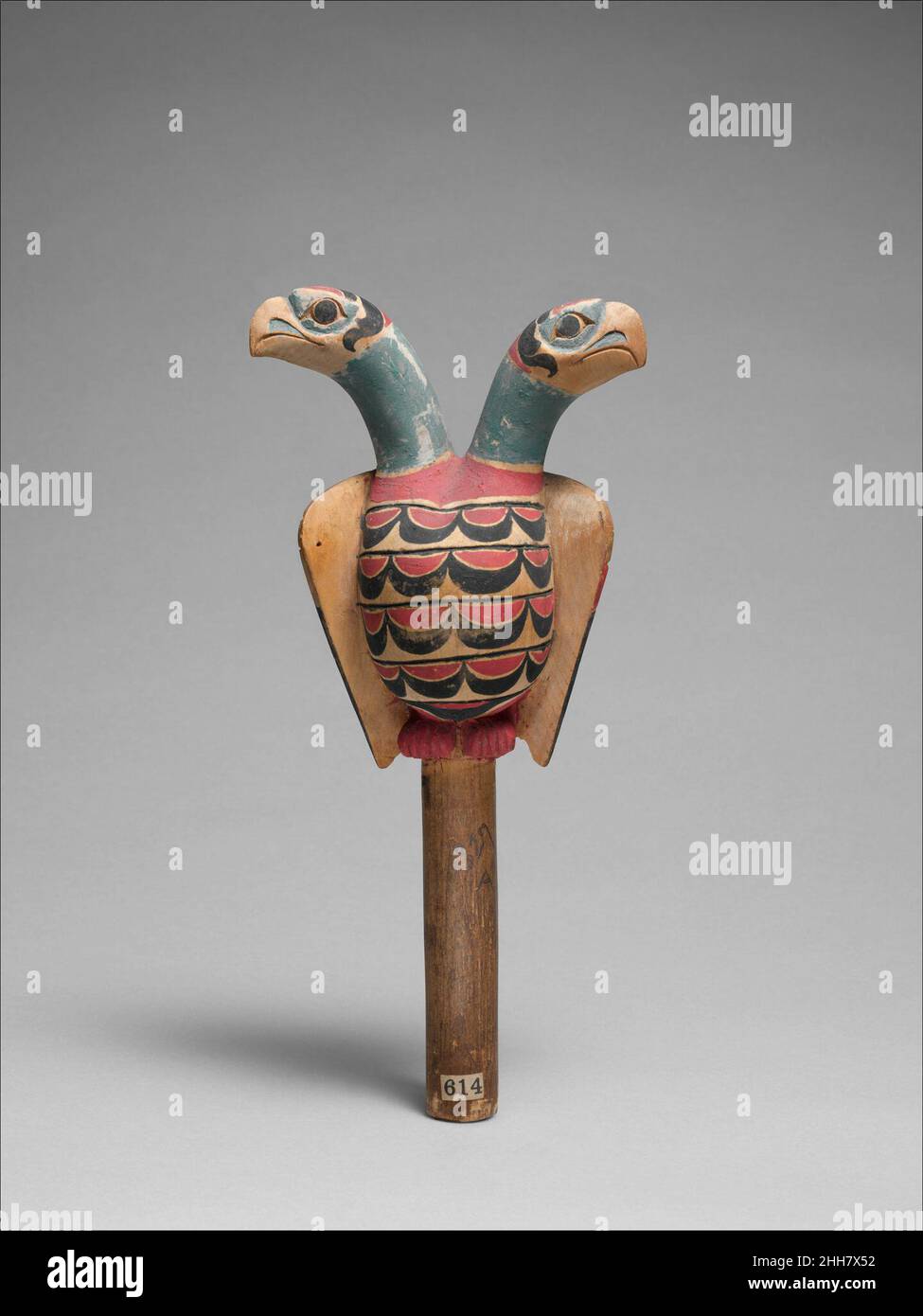 Rattle 19th century Native American (Tlingit) This unusual rattle ...